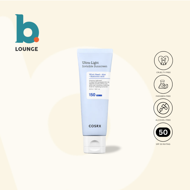 COSRX Ultra-Light Invisible Sunscreen SPF50 PA++++ 50ml | Lazada PH