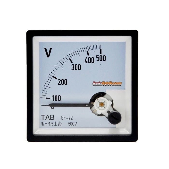 Voltmeter Analog 500V AC 72 x 72 TAB | Lazada Indonesia