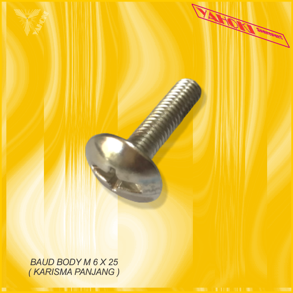 Baud Body M 6 X 25 ( Karisma Pajang ) - Isi 2 Pcs - | Lazada Indonesia