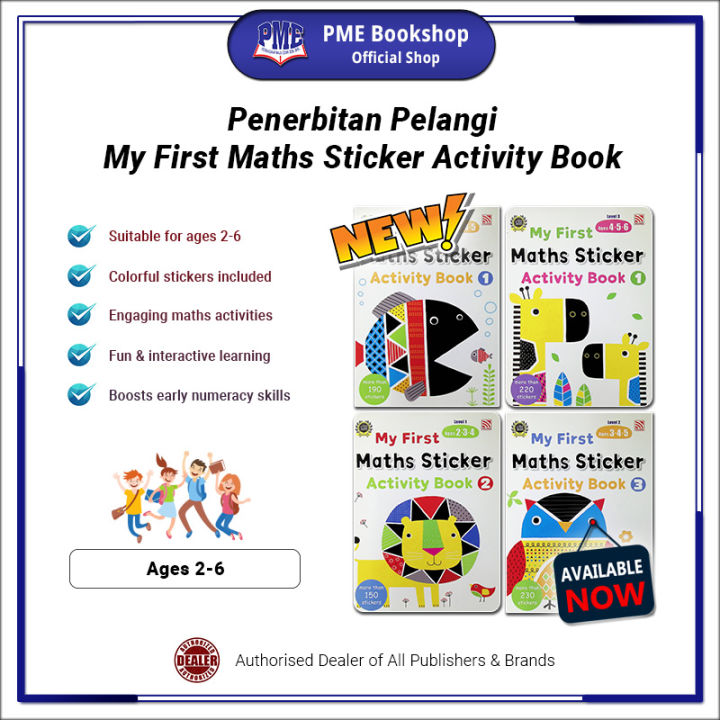 【PME Bookshop】 (2025) Penerbitan Pelangi: My First Maths Sticker ...