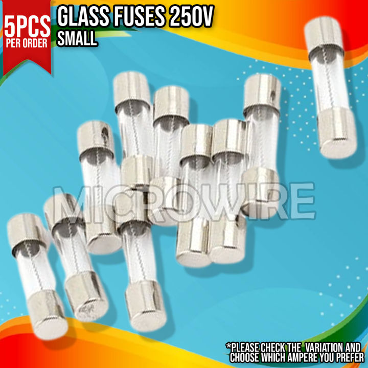 5PCS Glass Fuse Tube 250V Small 5X20MM | Lazada PH