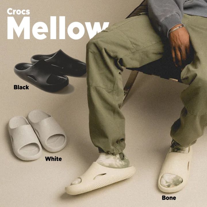 Crocs Collection รองเท้าแตะ รองเท้าพื้นนุ่ม รองเท้า Crocs ND UX Mellow ...
