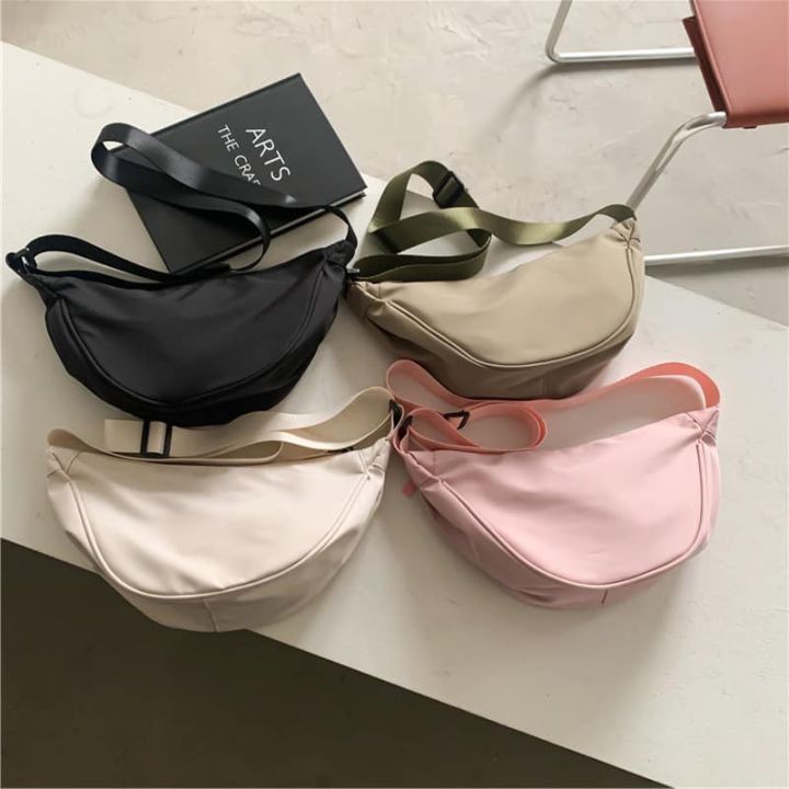 Trendy Korean Women Fashion Nylon Dumpling Large Capacity Shoulder ...