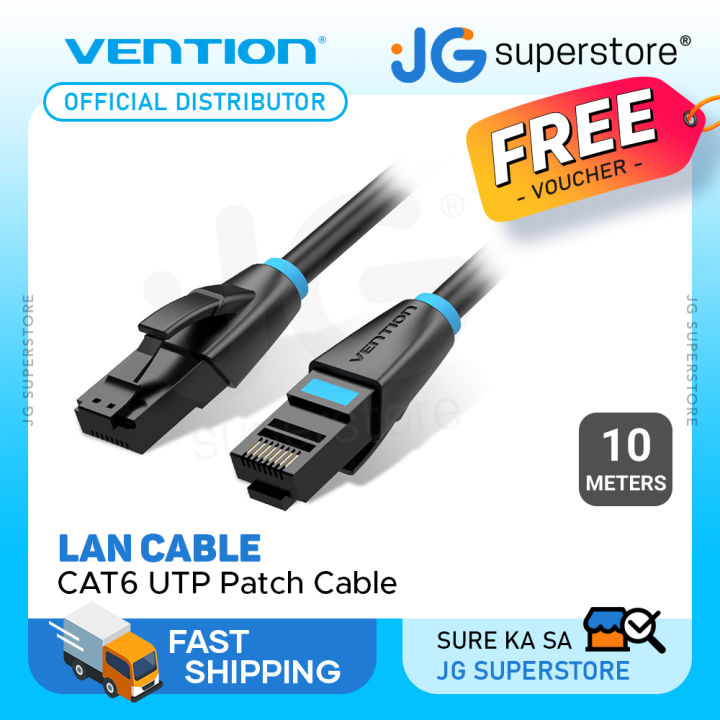 Vention CAT6 Ethernet Round Cable UTP Patch 1000Mbps Lan Network Wire ...