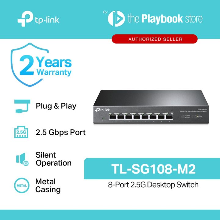 TP-Link TL-SG108-M2 Plug & Play 8-Port 2.5G Silent Operation Desktop ...