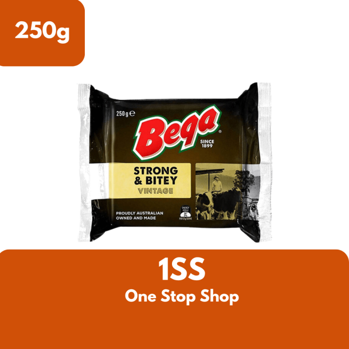 Bega Strong & Bitey Vintage Cheese 250g | Lazada PH