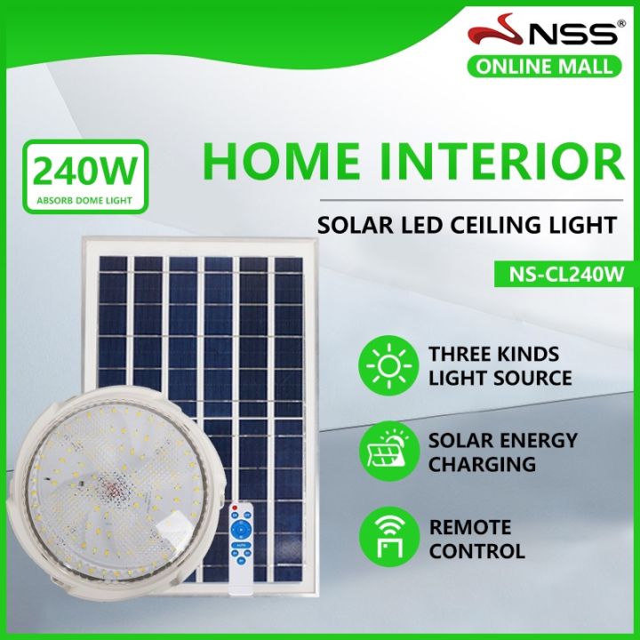 NSS solar ceiling light 80W 120W 240W chandelier solar ceiling lamps ...