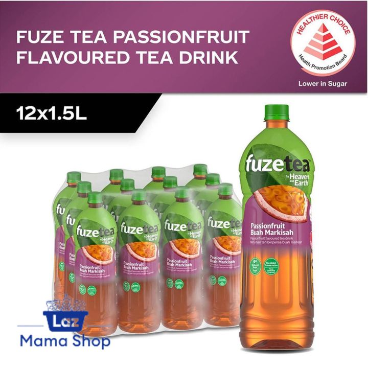 Fuze Tea Ice Passionfruit Tea (12 x 1.5L) - Case (Laz Mama Shop ...