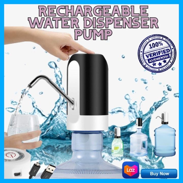 USB Rechargeable Electric Dispenser Bottle Water Pump Automatic ...
