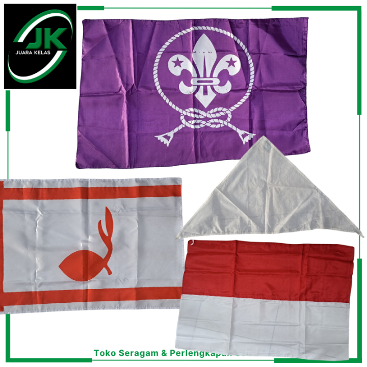 [JK] Bendera Merah Putih | Bendera Pramuka | Bendera Kitri | Bendera ...