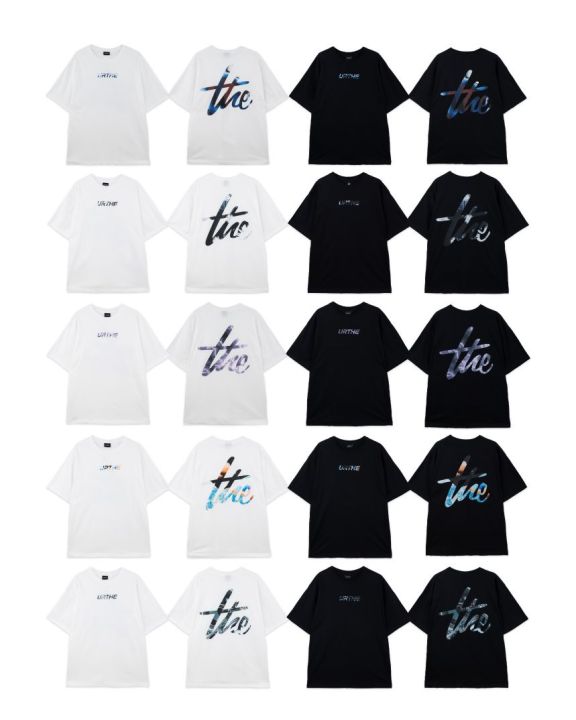 URTHE - เสื้อยืด เเขนสั้น พิมพ์ลาย รุ่น DFT BOX LOGO 2.0 | Lazada.co.th