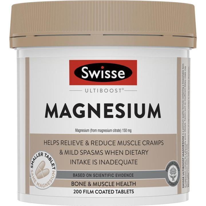 Swisse Ultiboost Magnesium Citrate 150 mg Based on Scientific Evidence ...