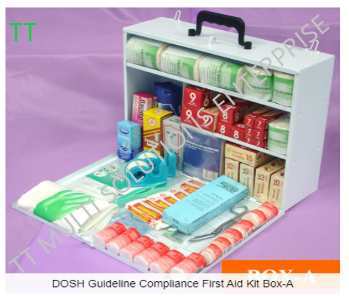 DOSH Guideline Compliance First Aid Kit Box A | Lazada