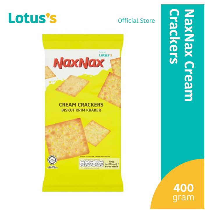 Naxnax Cream Crackers 400G | Lazada