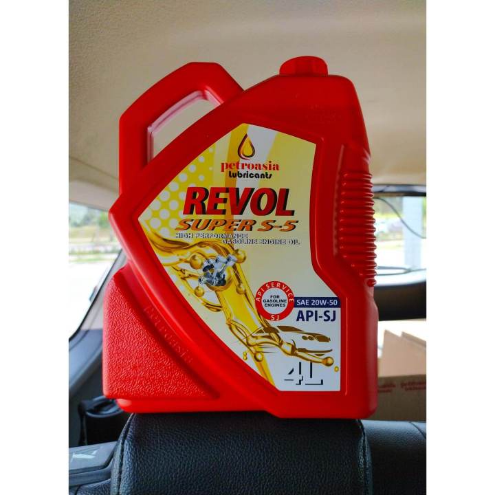 Oli Mobil Revol Super S5 Full Mineral API SJ Petroasia - SAE 20W50 ...