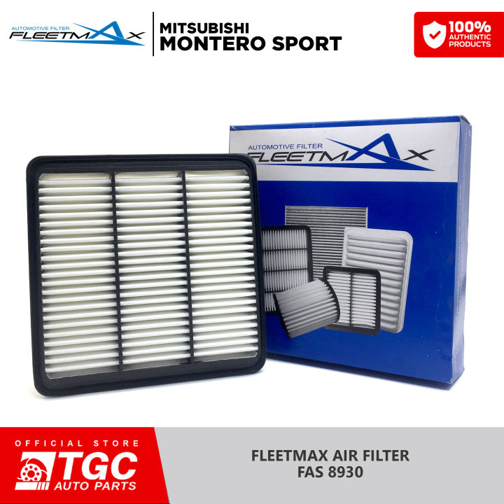 Fleetmax Air Filter / Air Cleaner Mitsubishi Strada Diesel 2006 - 2016 FAS8930 1pc | Lazada PH