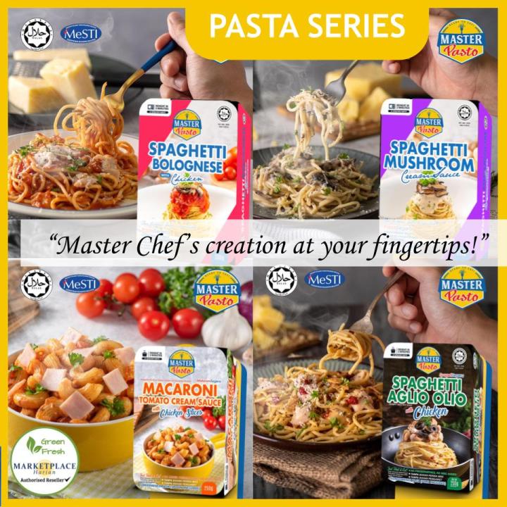 Master Pasto Halal Spaghetti Macaroni Ready Meal Instant Food Bolognese ...