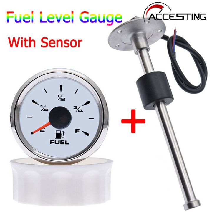 9-32V 52MM Water Waterproof Level Gauge 7 Colors Backlight with 0 ...