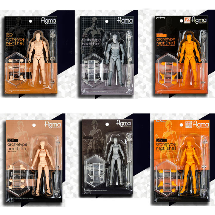 Archetype Figma 2.0 Body Male Female He She Skin Color Action Figure ...