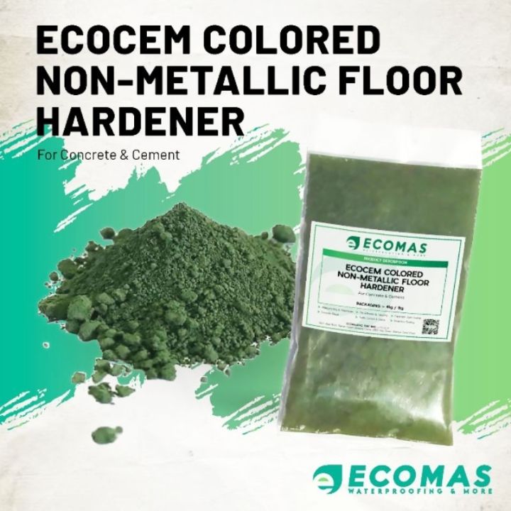 ECOCEM NON-METALLIC COLORED FLOOR HARDENER (4KG / 1KG REPACKED ...