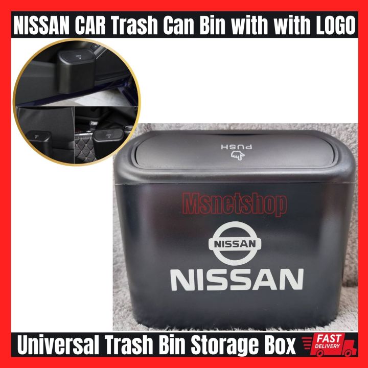 Car Trash Can MAZDA Bin with Lid Small Leak proof Car Garbage Can Mini ...