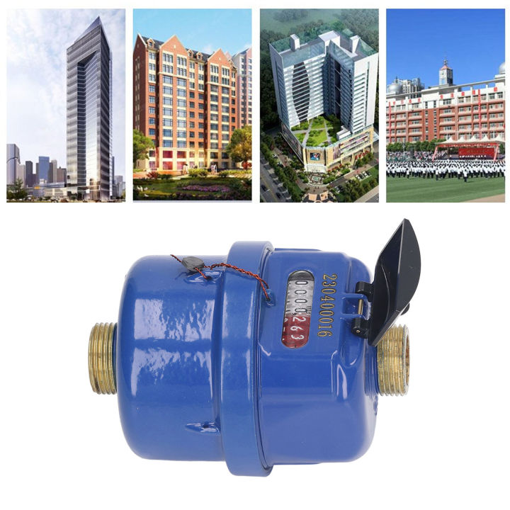 Positive Displacement Water Meter 1/2inch Fitting Horizontal ...