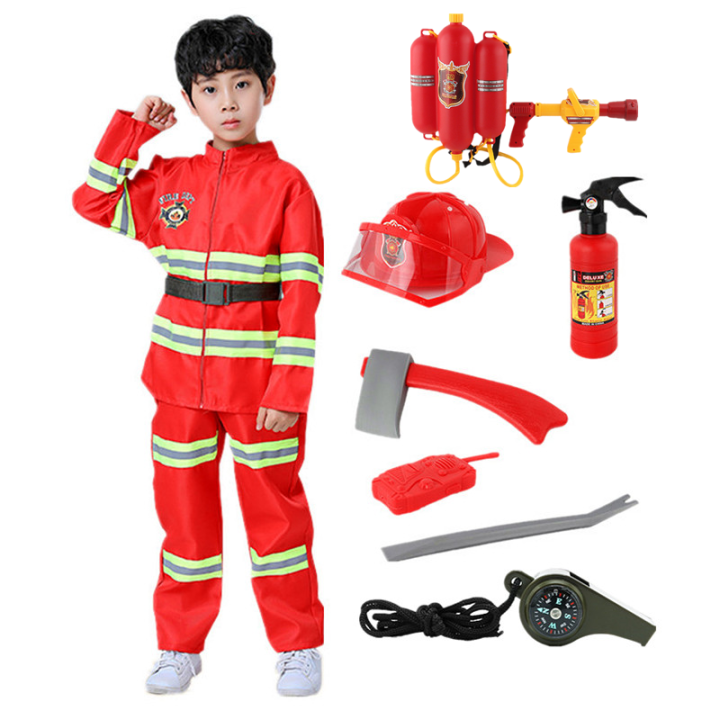Firefighter Costume Career Tool Costume Halloween Role-playing ...