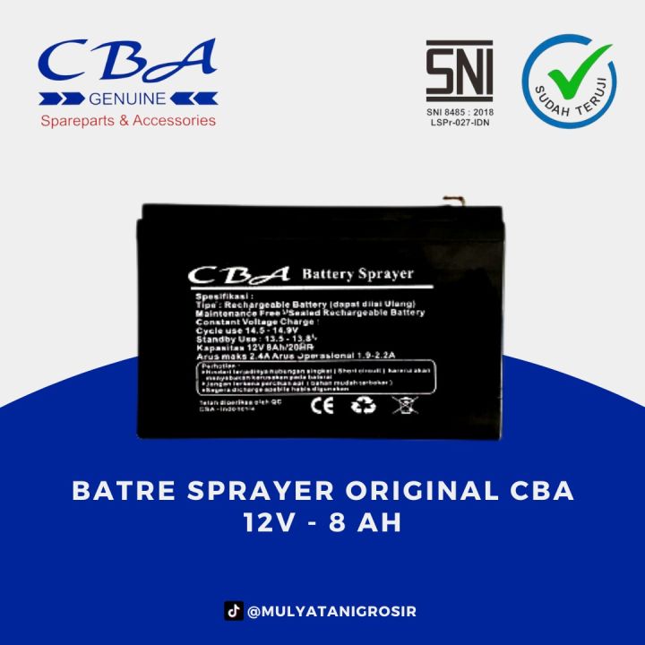 Aki Batre Baterai Battery Tangki Tengki Sprayer Elektrik Elektric Original | Lazada Indonesia