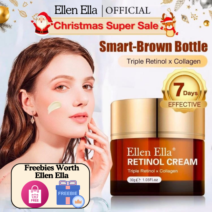 Ellen Ella Retinol Face Cream Collagen Anti Aging Whitening Retinol ...