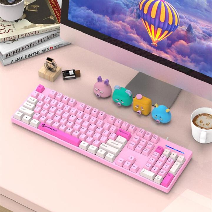 Colorful Atmosphere Wired Keyboard High Quality Office Desktop Computer ...