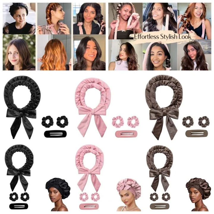 KINTHAZER DIY Hair Curlers Kit with Styling Clips Wave Former Spiral ...