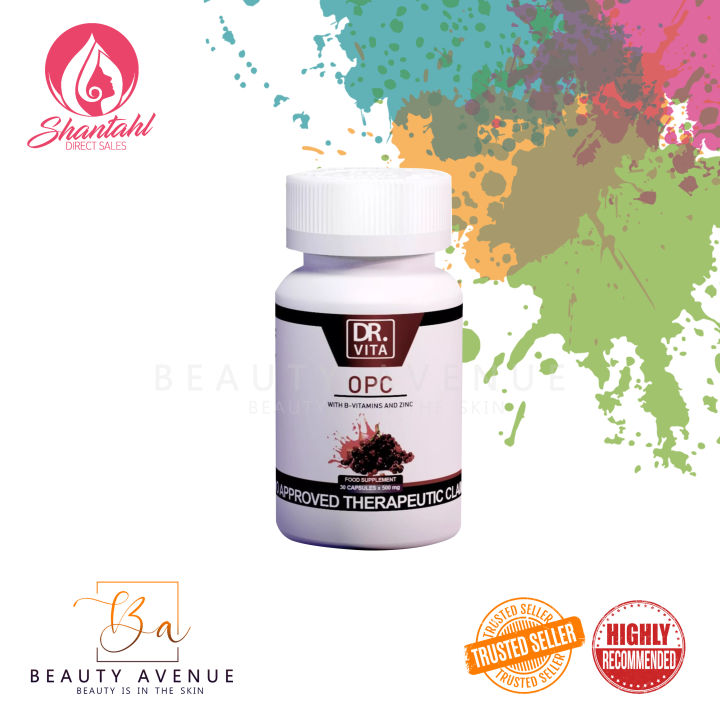 Dr. Vita OPC with B-Vitamins and Zinc 500mg 30 Capsules (With Feebies ...