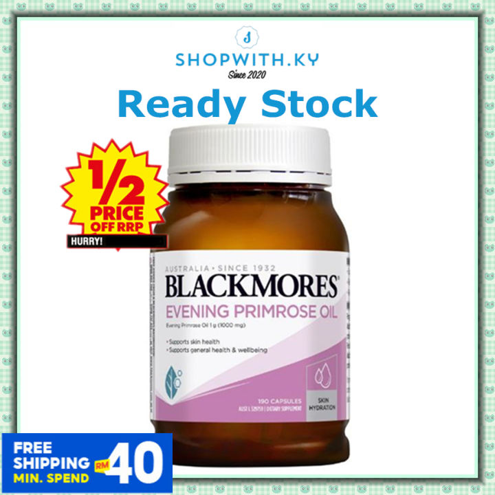 [10/2027] Blackmores Evening Primrose Oil EPO ( 190 Capsules ) | Lazada
