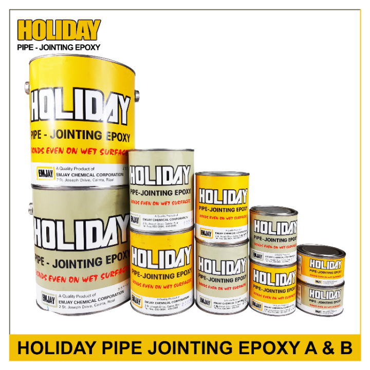 Holiday Pipe PVC Jointing Epoxy Component A & B Set 1L / 1/2L / 1/4L ...
