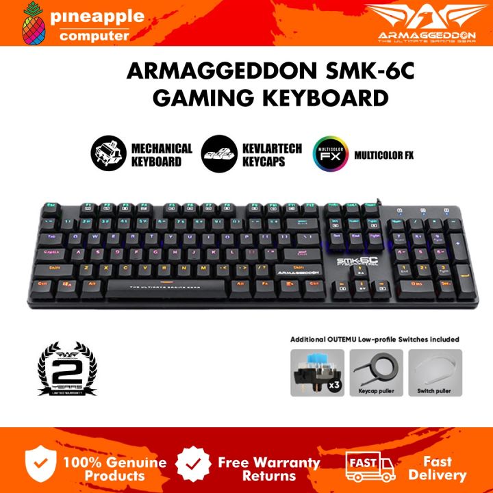 Armaggeddon SMK-6C Pyschkestrel Blue Switch Mechanical Keyboard | 104 ...