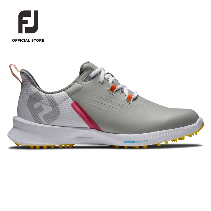 FootJoy FJ Fuel Spikeless Woman's Golf Shoes Grey/White - รองเท้ากอล์ฟ ...