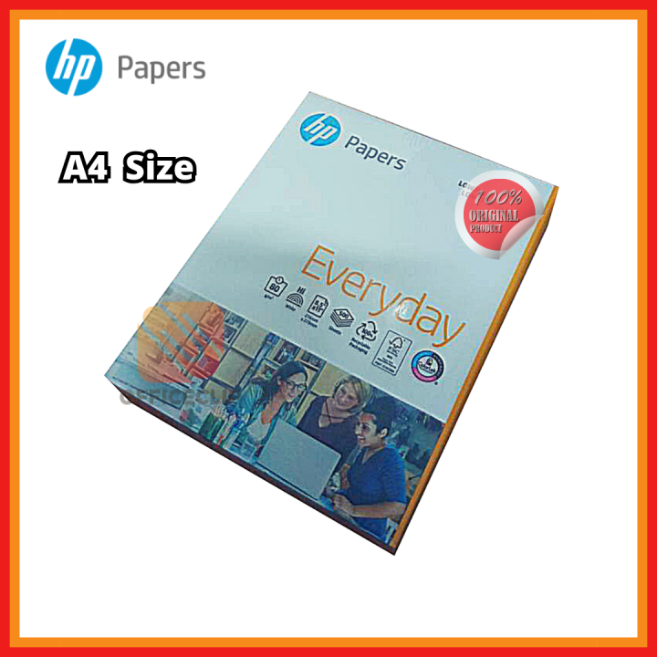 HP Everyday Paper 80GSM A4 Size 500shts/ream | Lazada PH