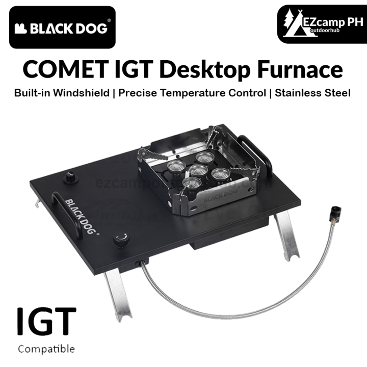 BLACKDOG COMET IGT Desktop Furnace Portable Lightweight Gas Stove 7200W ...