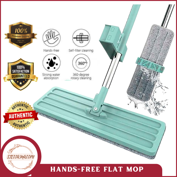 Lazy 2 in 1 Mop 360 Degree Double Sided Flat Floor Mop Artisan Manufacturing Home Cleaning ...