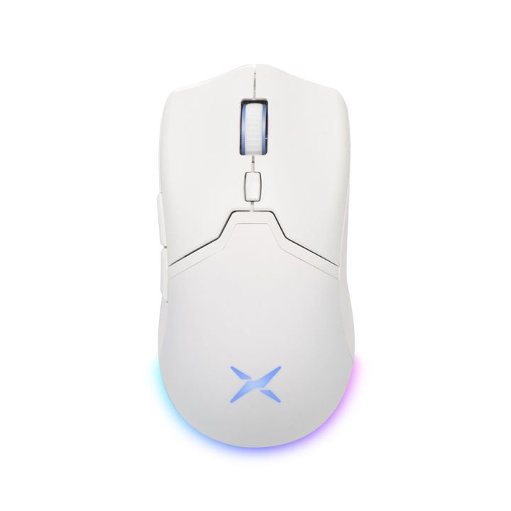 Delux M800 RGB Gaming Mouse PAW3395 26000DPI Wired 2.4G Bluetooth Wireless Rechargeable ...