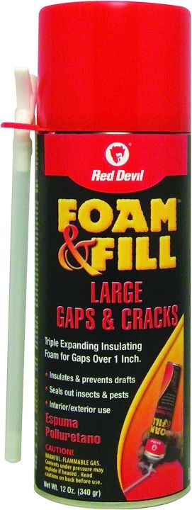 Red Devil Foam & Fill Large Gaps & Cracks 0909 - 12oz / 340g | Lazada PH
