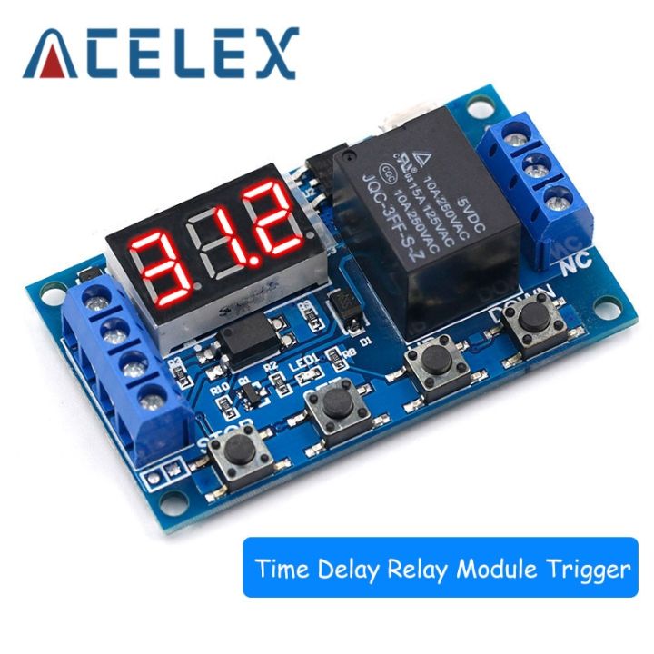 6-30v Relay Module Switch Trigger Time Delay Circuit Timer Cycle ... 6-30v Relay Module Switch Trigger Time Delay Circuit Timer Cycle ...