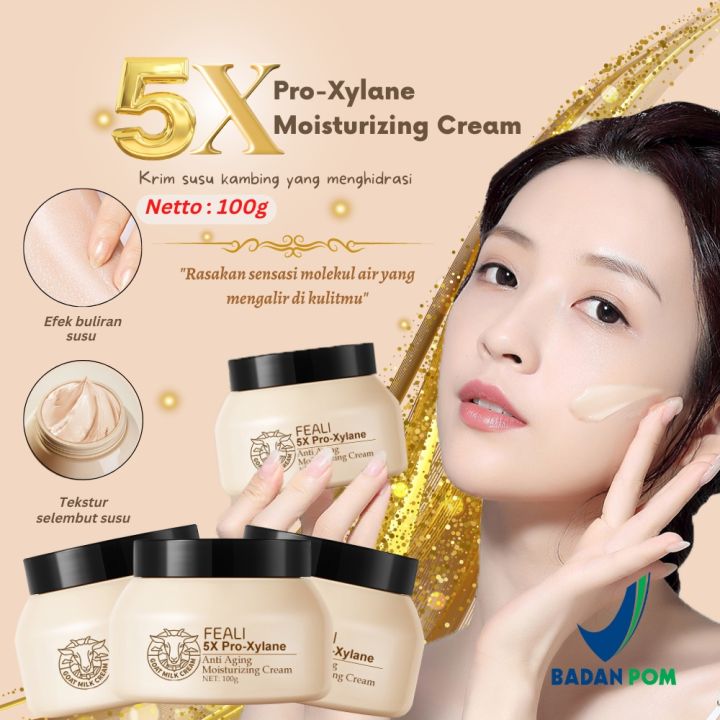 FEALI Moisturizer Cream and Goat Milk Anti-Aging Pelembab Wajah ...