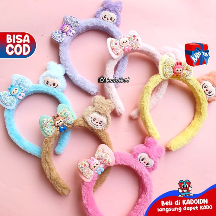 Bando Anak/Dewasa Bulu Karakter Labubu | Lazada Indonesia