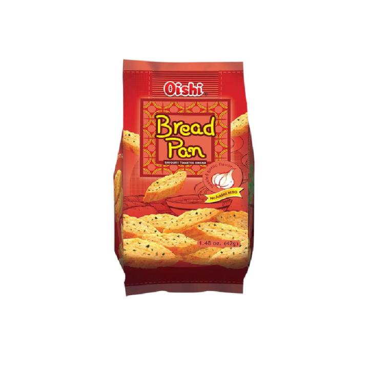 Oishi Bread Pan Toasted Garlic Flavor (42g) - [Same Day Delivery cut ...