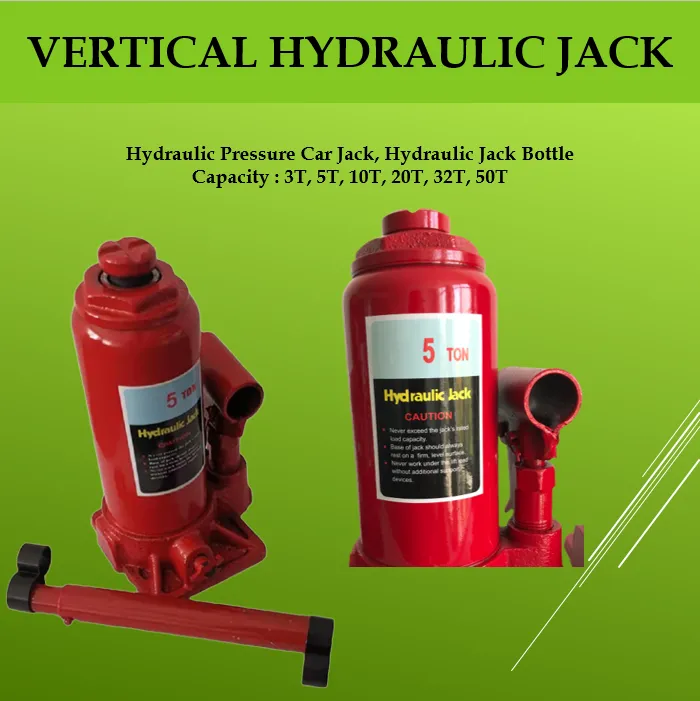 VERTICAL HYDRAULIC PRESSURE CAR JACK HYDRAULIC BOTTLE JACK Bottle Jack ...