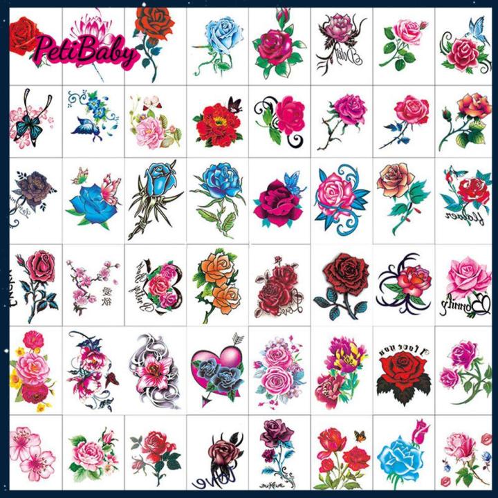 10/20/30/50pcs Men Women Butterfly Tattoos Body Art Stickers Waterproof ...