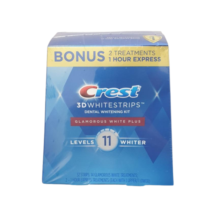 Crest 3D Whitestrips Dental Whitening Kit 32 Strips 14 Glamorous White ...