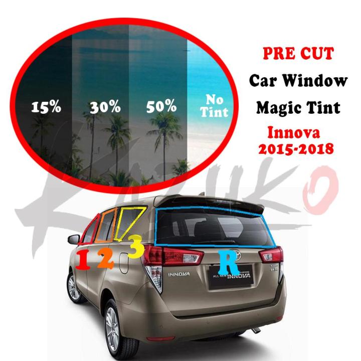 For Innova 2015 - 2018 Magic Tinted Magic Tint Kereta Ikut Bentuk ...