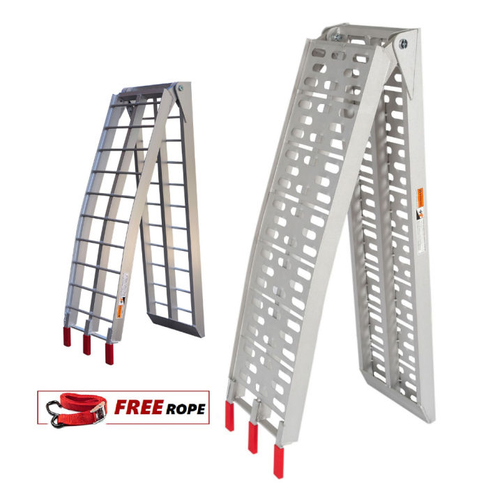 MOTORCYCLE BIKE STAGE FOLDING LADDER RAMP HEAVY-DUTY MOTOCYCLE BIKE ...